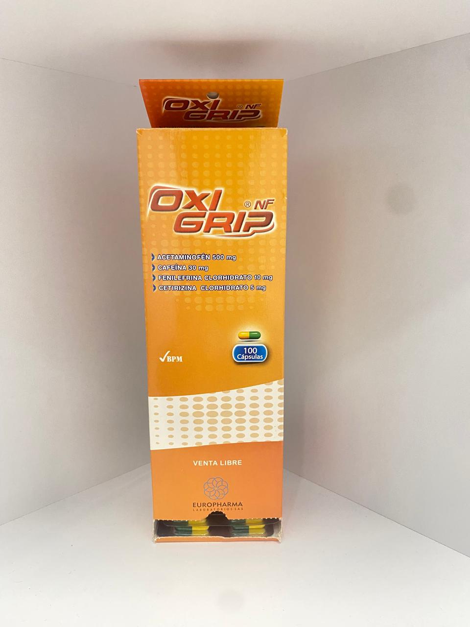 OXYGRIP X 4 CAPSULAS – LilFarma